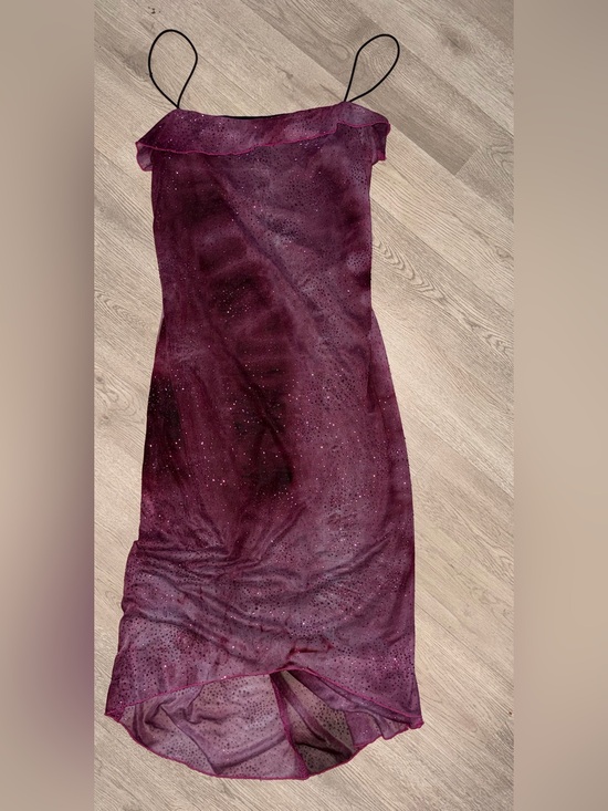 City Triangles | Dresses | City Triangles Plum Glitter Slip Maxi Dress ...